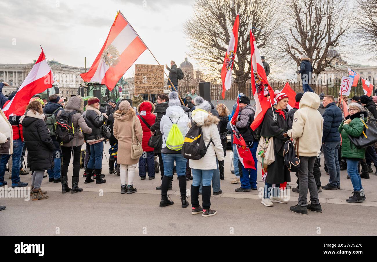 20240119 Bauernprotest - Bauern erwachen in Oesterreich WIEN ...