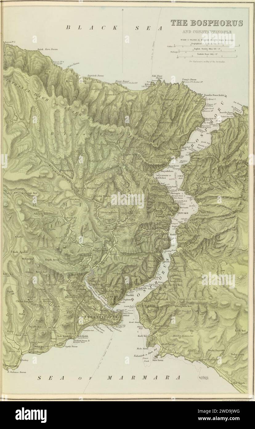 Mappa del bosforo immagini e fotografie stock ad alta risoluzione - Alamy