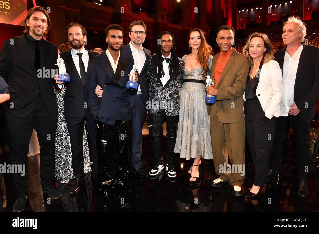 Simon Verhoeven, Tijan Njie, Veronica Ferres, Fabrice Morvan, und Elan ...