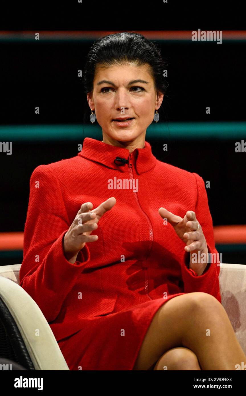 Sahra Wagenknecht Politikerin 01/24 suo Sahra Wagenknecht AM 17. Januar ...