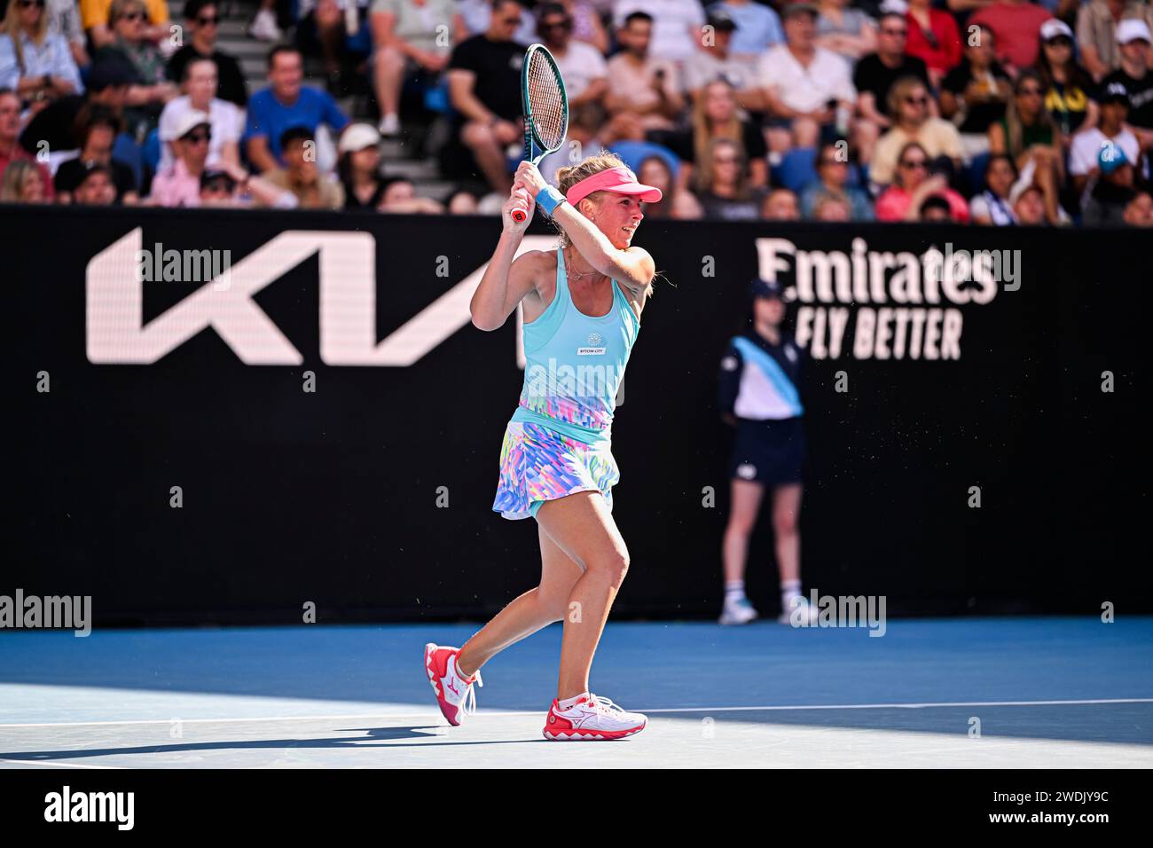 Magdalena Frech durante il torneo di tennis Australian Open AO 2024 del ...