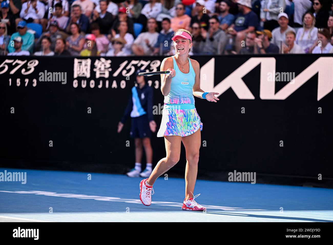 Magdalena Frech durante il torneo di tennis Australian Open AO 2024 del ...