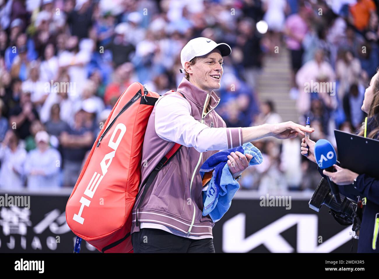 Jannik Sinner durante l'Australian Open AO 2024 Grand Slam Tournament ...