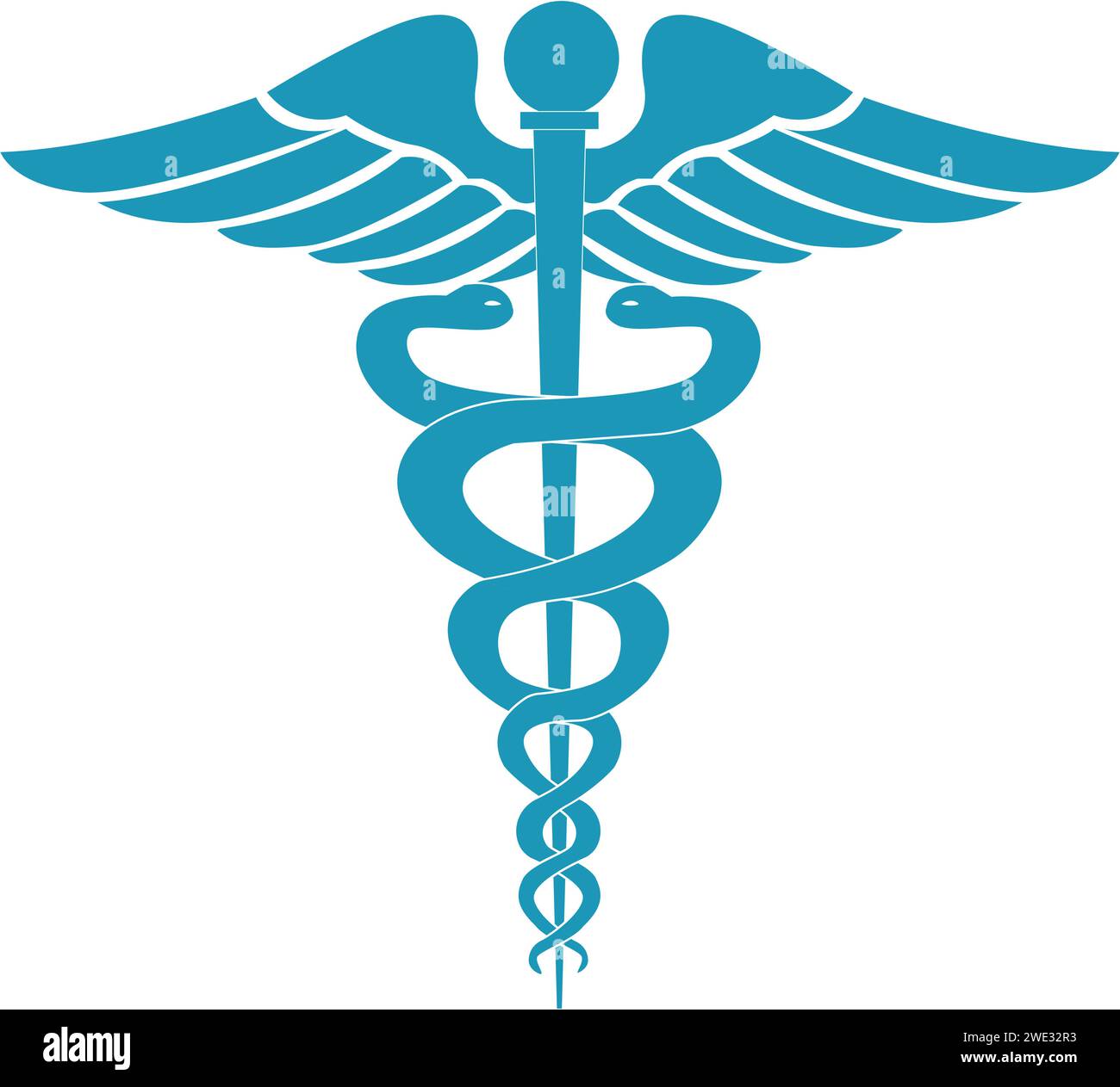 Segno medico, simbolo medico, medico Snake Caduceus Logo, Caduceus ...