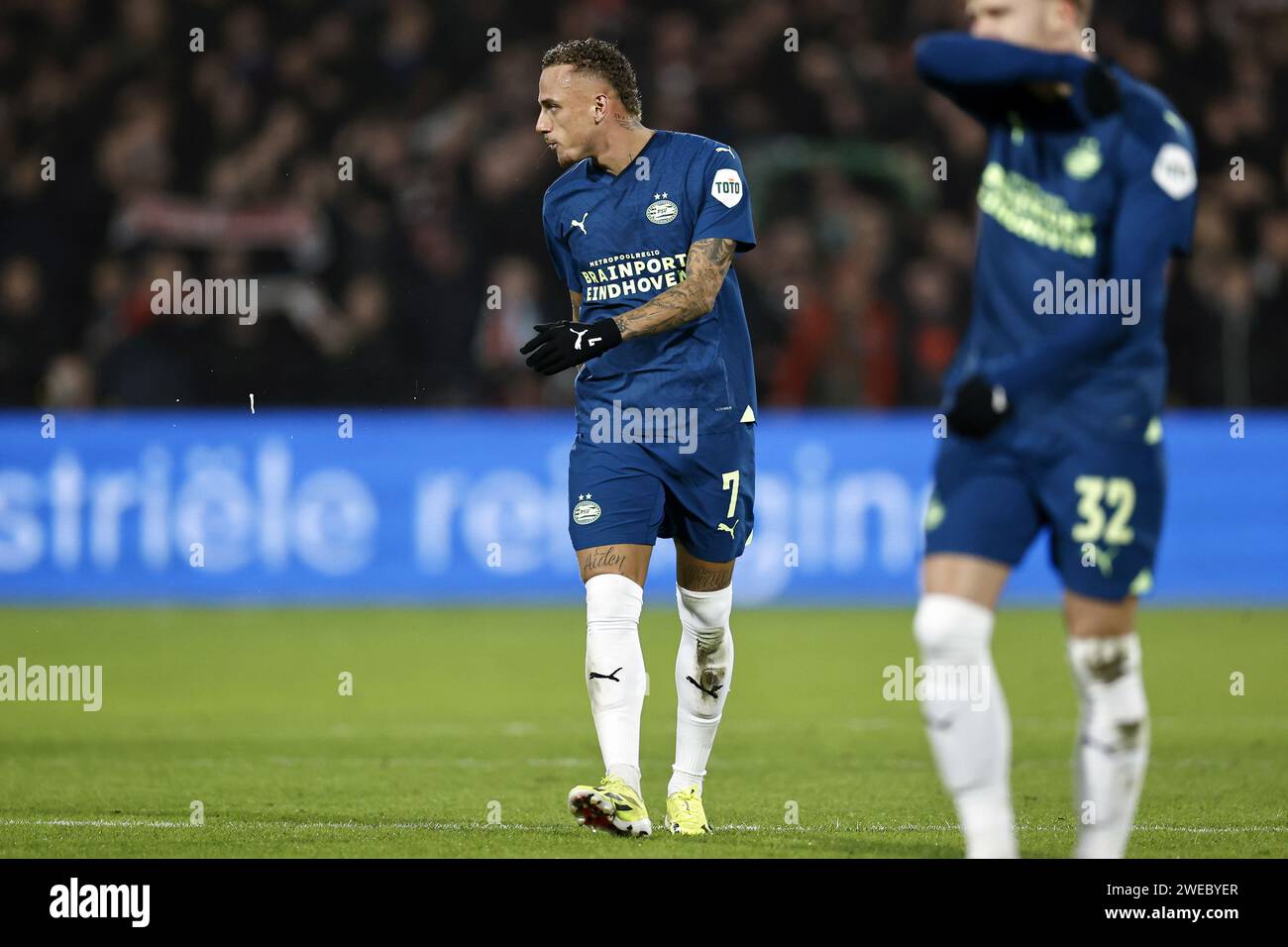 ROTTERDAM - Noa Lang del PSV Eindhoven è deluso durante il TOTO KNVB ...