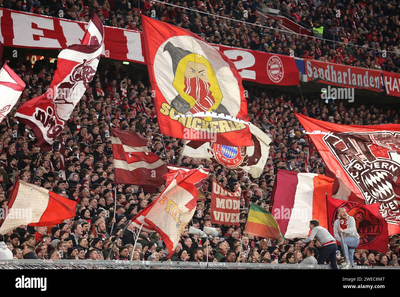 München, Deutschland 24. Gennaio 2024: Fussball, Herren, Bundesliga ...