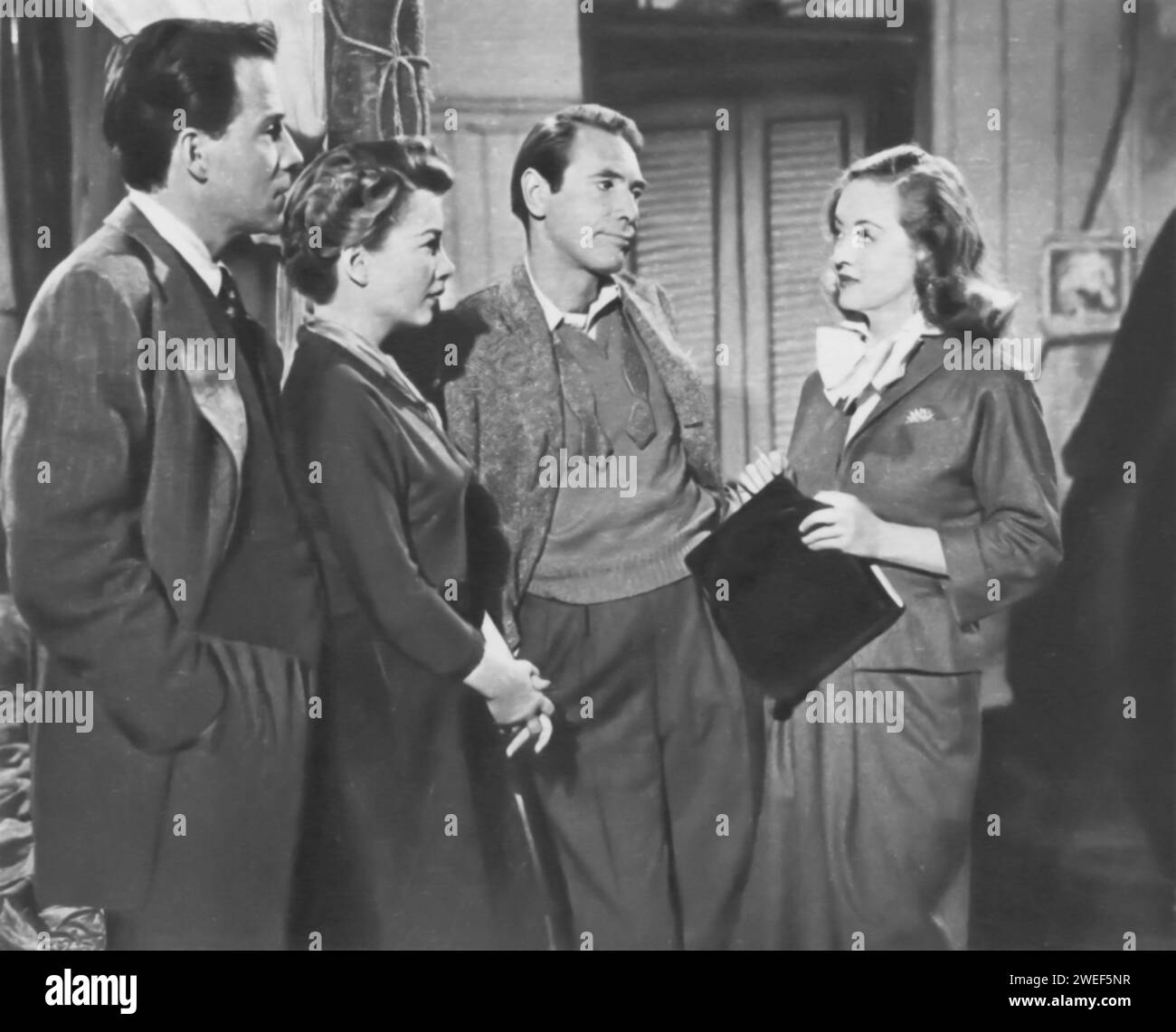 Bette Davis, Anne Baxter, Gary Merrill e Hugh Marlowe sono i ...