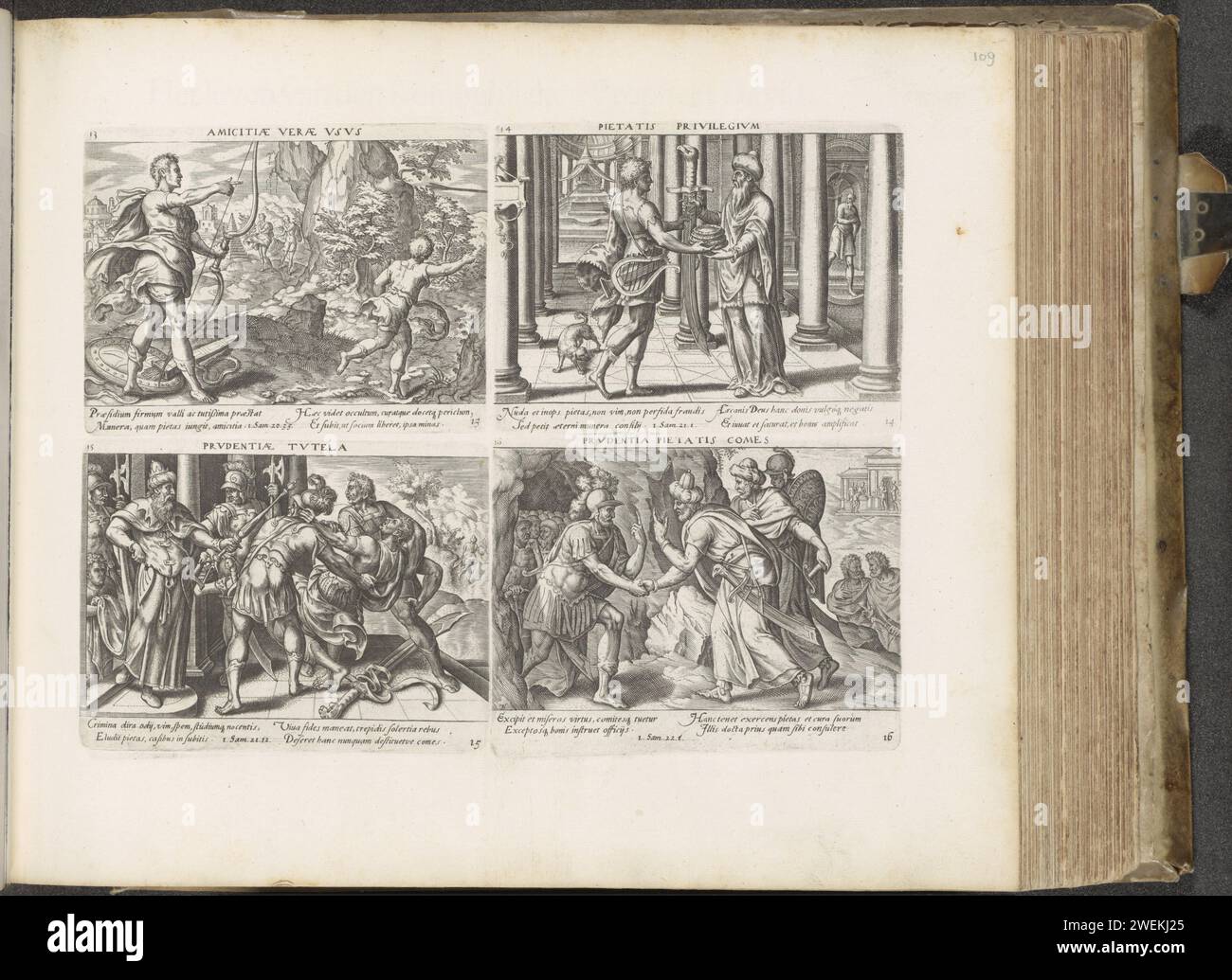 Jonatan avverte David / David e Achimelech / David per Achis / David ...