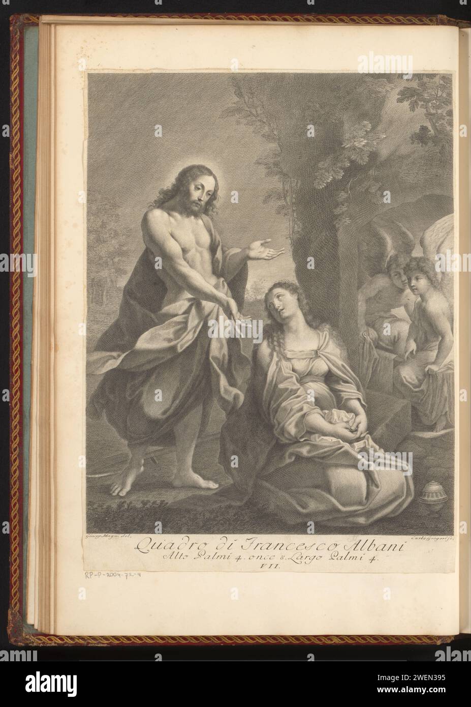 Christ appears to Maria Magdalena, 1756 - 1759 print Print fa parte di un album. Incisione di ...
