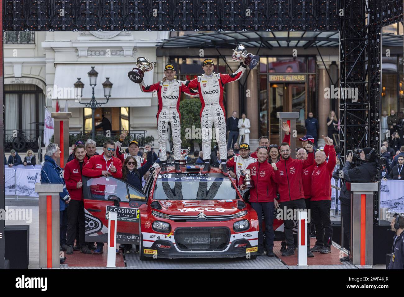 ROSSEL Yohan, Citroen C3 Rally2, ritratto durante il Rallye Automobile ...