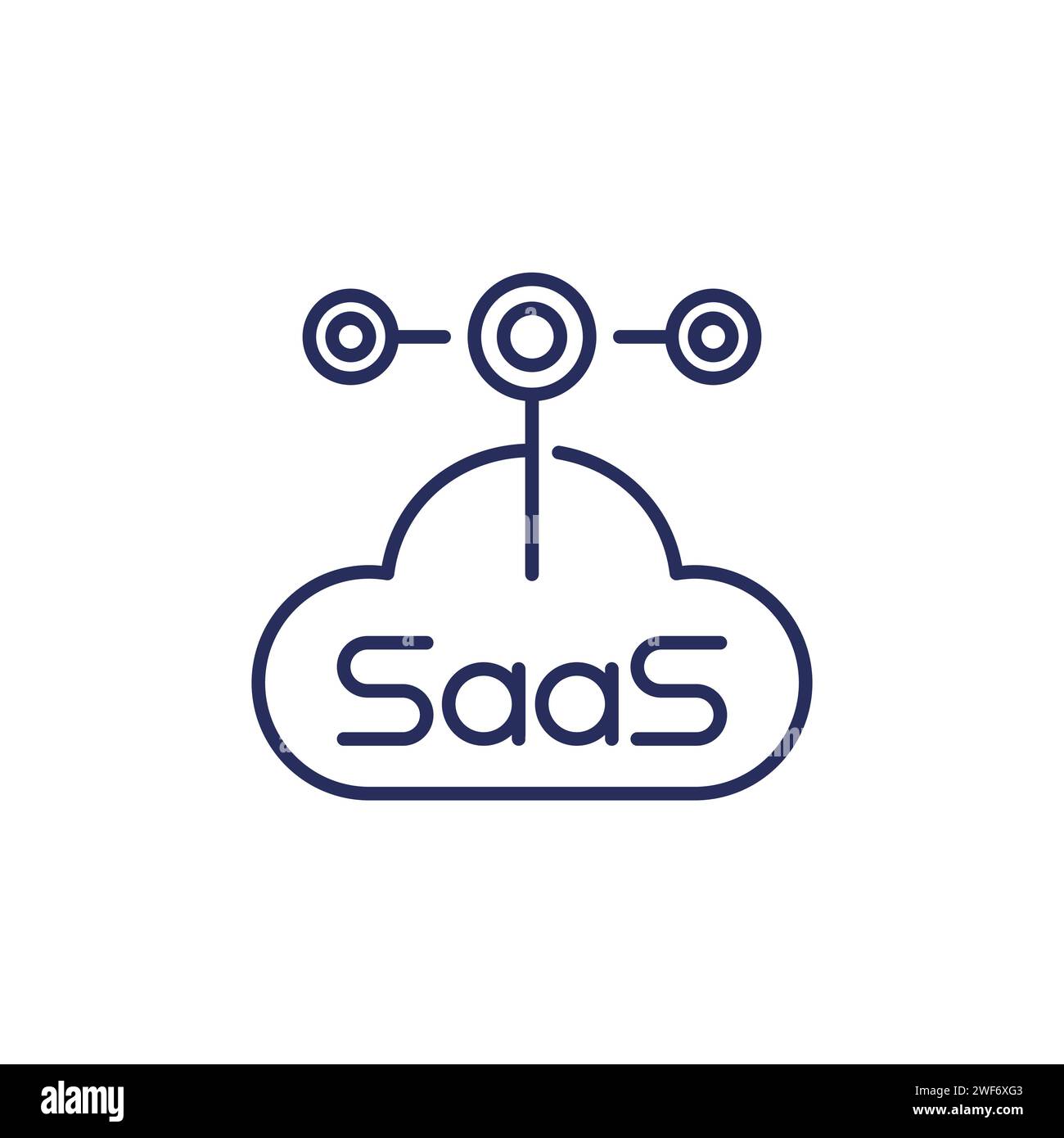 Software saas come servizio Immagini Vettoriali Stock - Alamy
