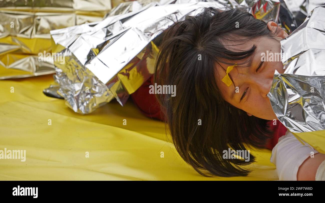 © Mandi Heshmati/MAXPPP - Taipei 27/01/2024 A Taiwan, l Organization de ...