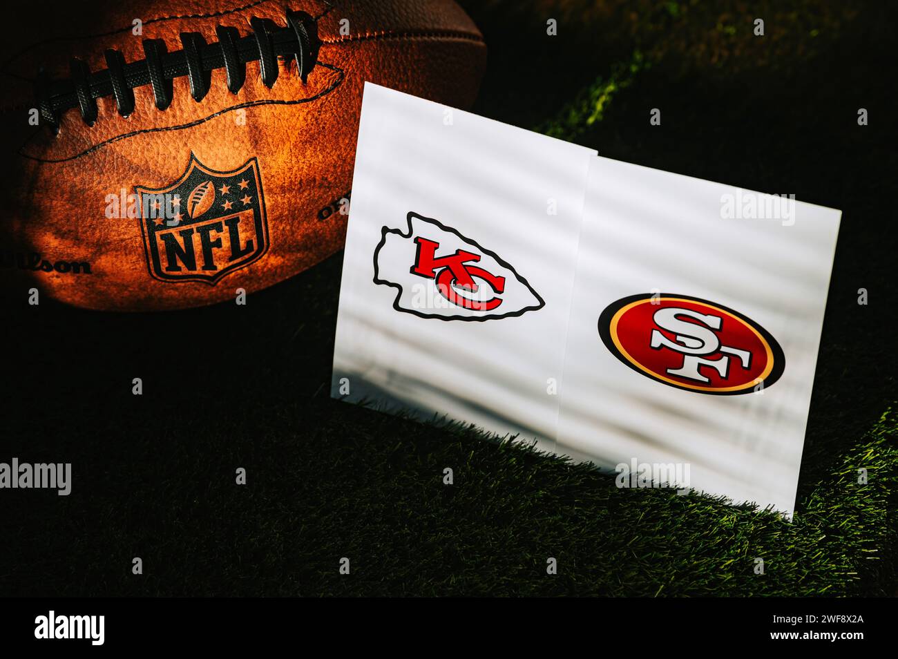 LAS VEGAS, NEVADA, USA, 29 GENNAIO 2024: Super Bowl LVIII, 58th Super ...