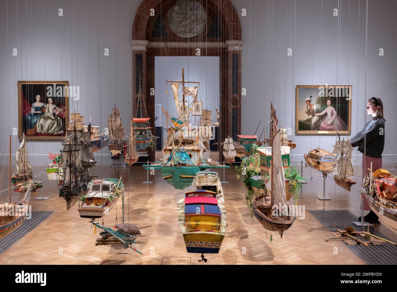 La Royal Academy of Arts, Londra, Regno Unito. 30 gennaio 2024 ...