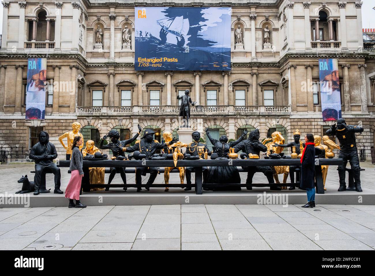 Londra, Regno Unito. 30 gennaio 2024. La nuova scultura di Tavares ...