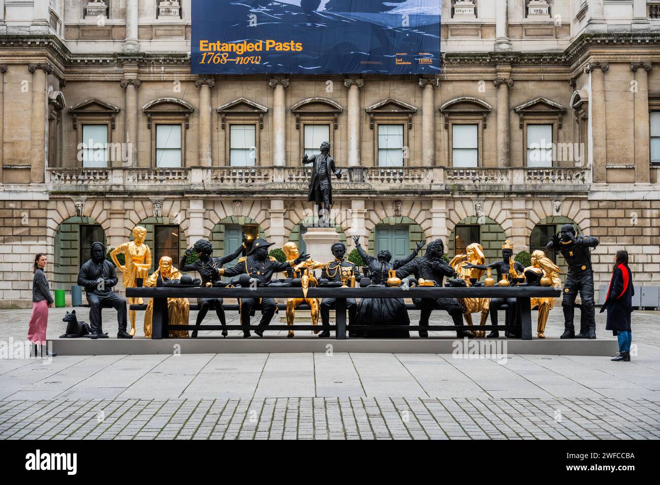Londra, Regno Unito. 30 gennaio 2024. La nuova scultura di Tavares ...