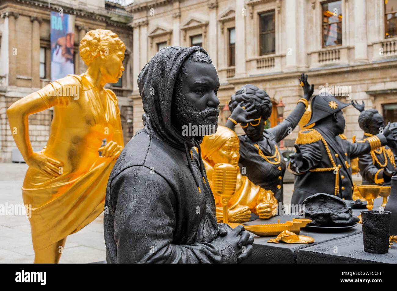 Londra, Regno Unito. 30 gennaio 2024. La nuova scultura di Tavares ...