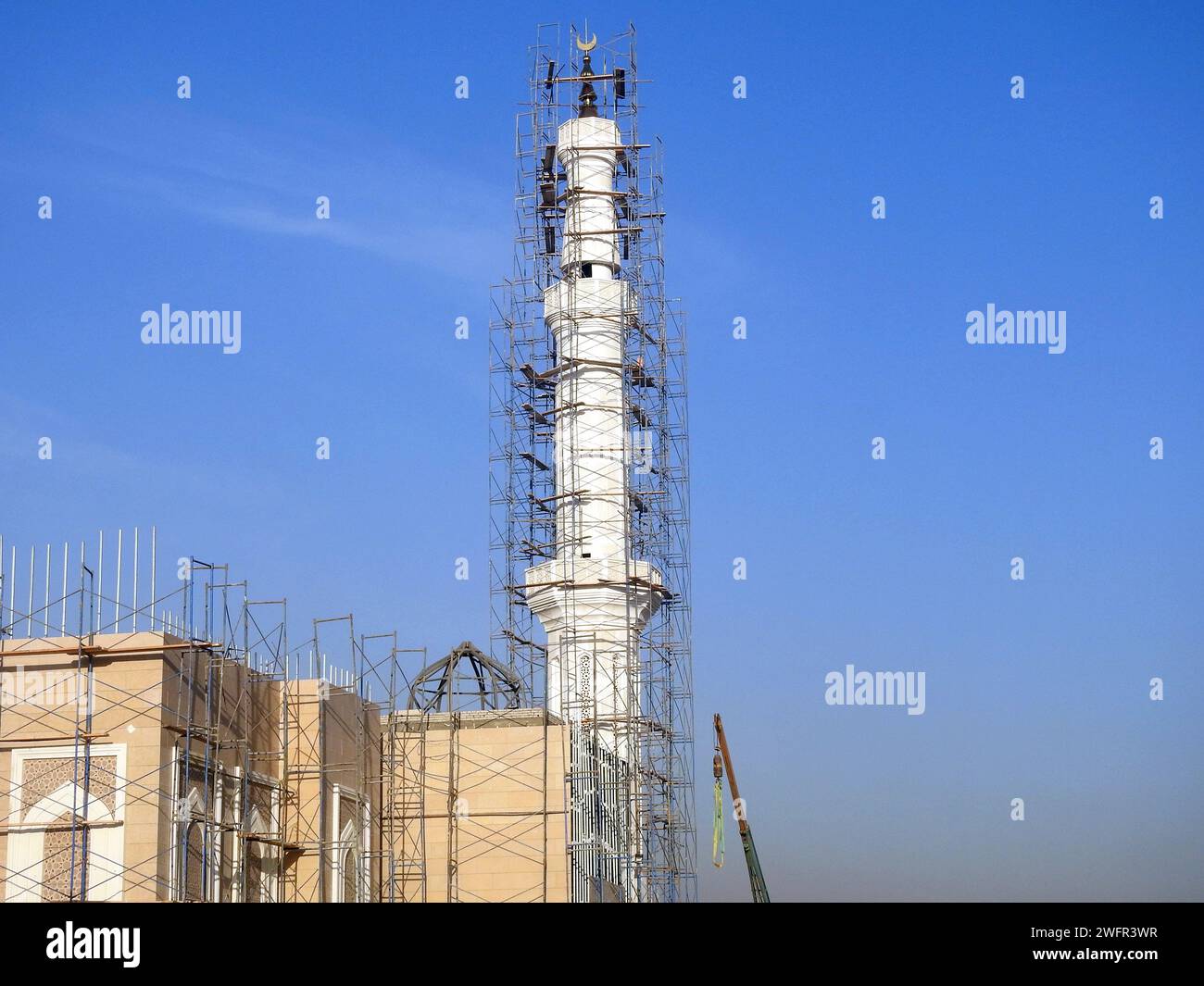 Cairo, Egitto, 20 gennaio 2024: Un sito di costruzione di una nuova ...