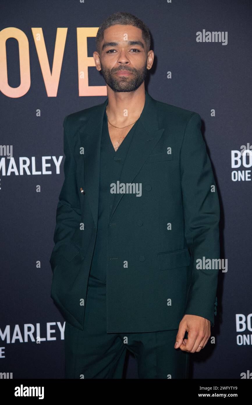 Kingsley Ben-Adir partecipa alla Bob Marley One Love Premiere al Grand ...