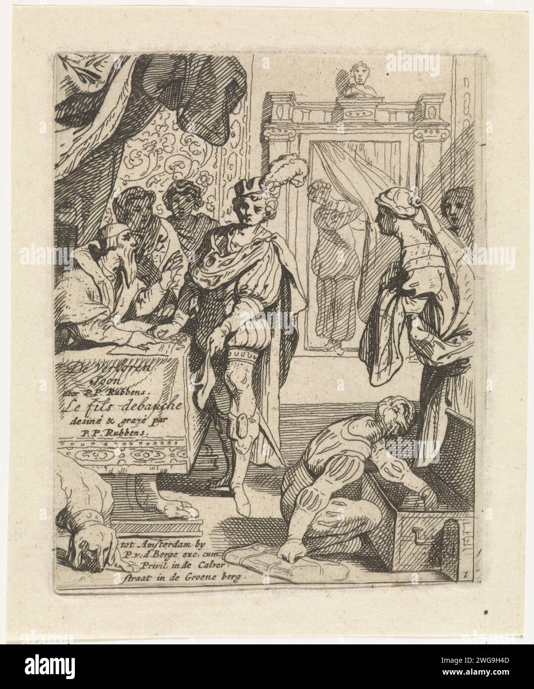 Il figlio perduto riceve la sua eredità, Anonymous, Peter Paul Rubens ...