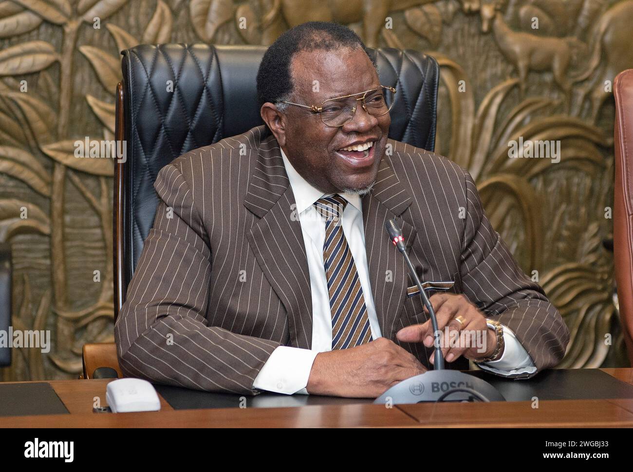 Hage g geingob immagini e fotografie stock ad alta risoluzione - Alamy