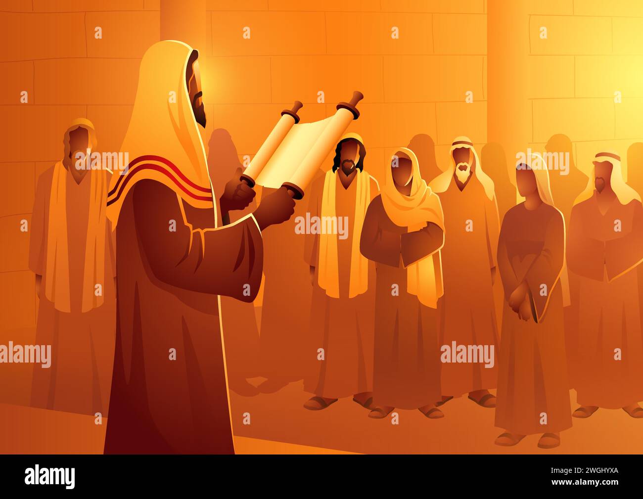 Prophet isaiah Immagini Vettoriali Stock - Alamy