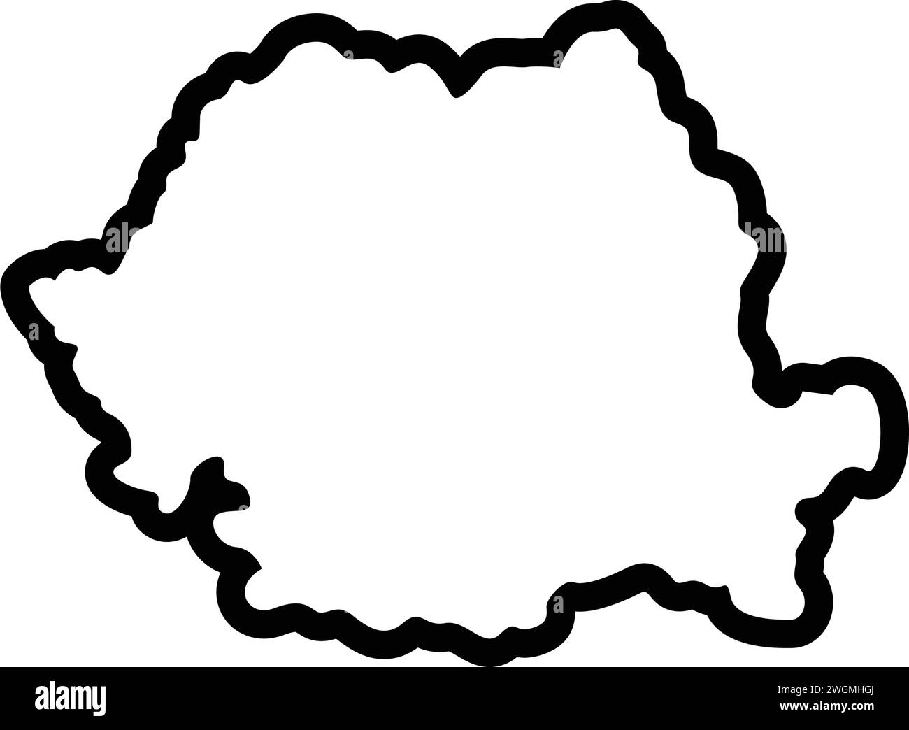Mappa della regione della romania Immagini Vettoriali Stock - Alamy