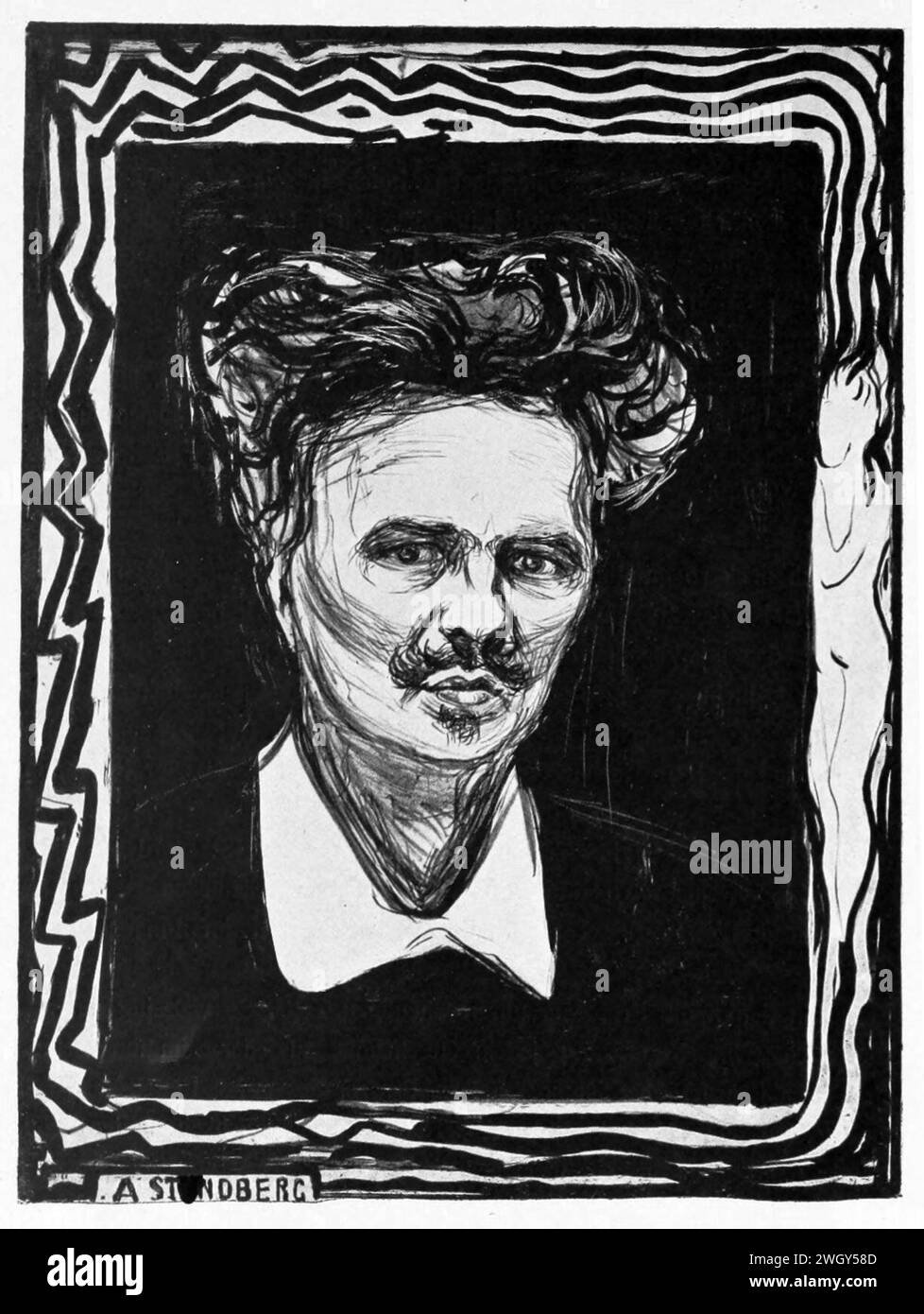 Munch edvard munch Foto e Immagini Stock in Bianco e Nero - Alamy