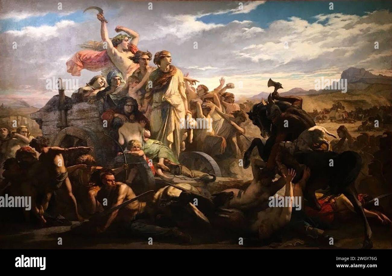 Auguste-Barthélemy Glaize - Les Femmes gauloises - Orsay RF 1983 96 ...