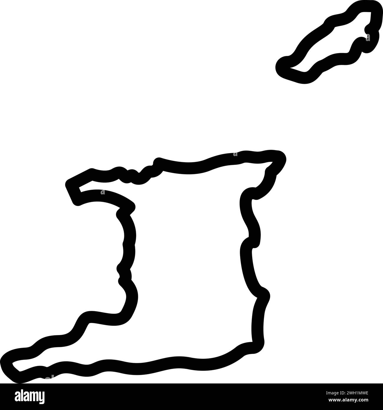 Trinidad map immagini e fotografie stock ad alta risoluzione - Alamy