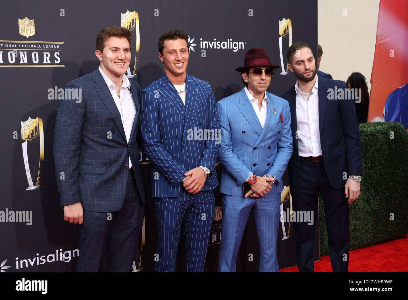 Las Vegas, Stati Uniti. 8 febbraio 2024. (L-R) Max DeVito, Tommy DeVito ...