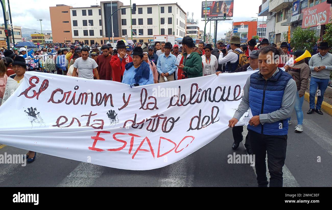 MARCHA-INDIGENA-CONTRA-INSEGURIDAD-TLC Latacunga, viernes 9vde febrero ...