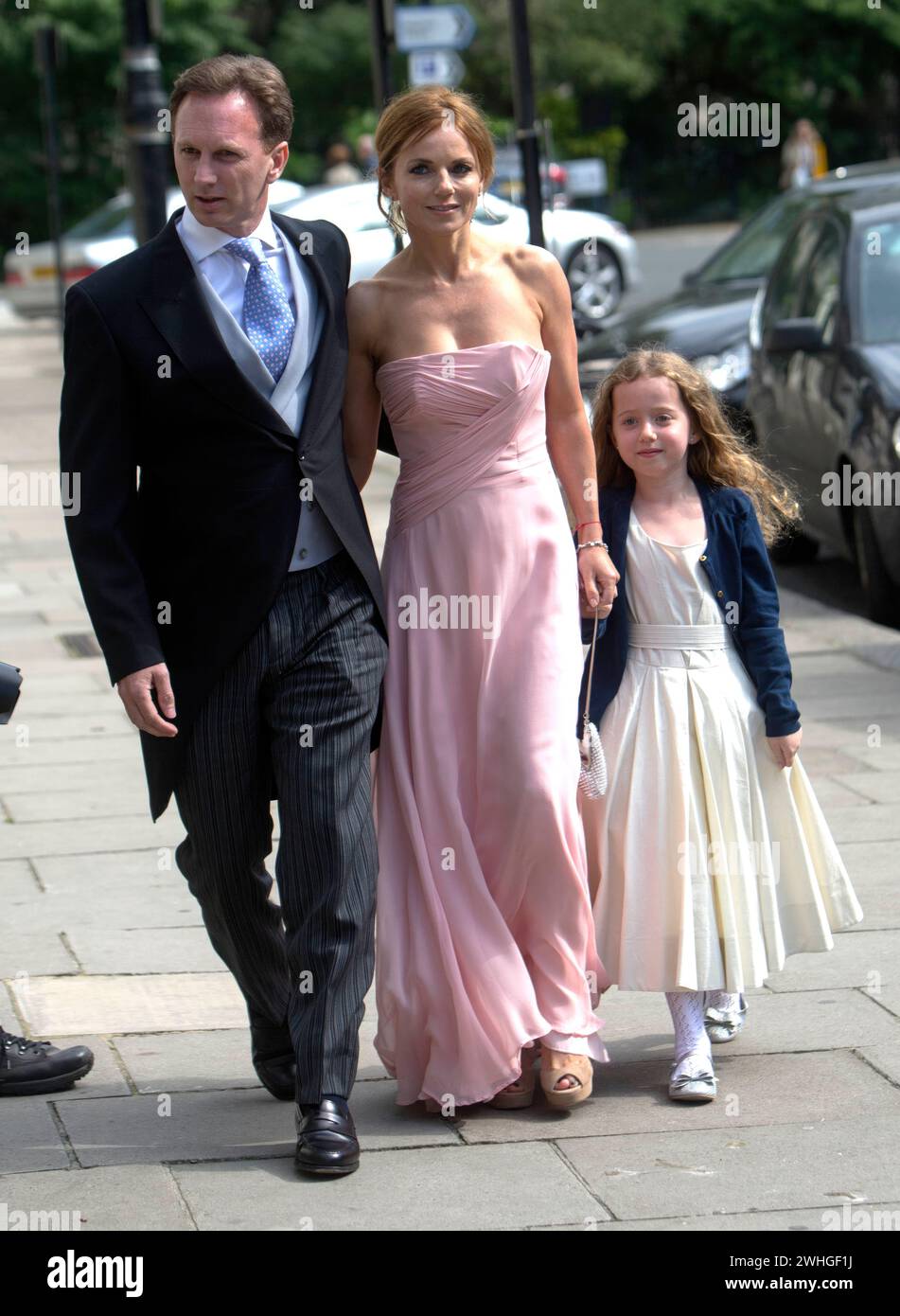 Geri halliwell horner und christian horner immagini e fotografie stock ...