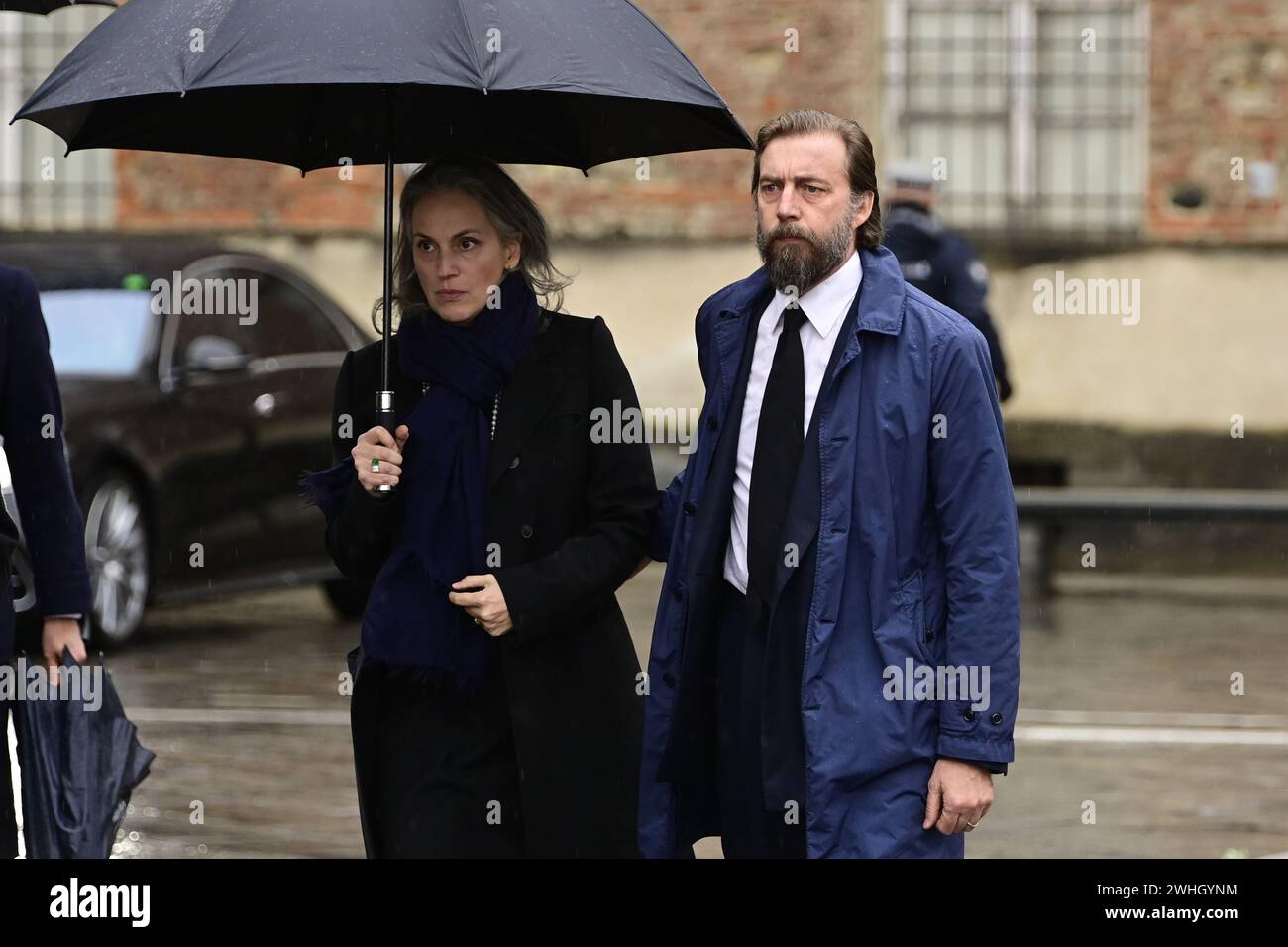 Principe Aimone e Principessa Olga di Savoia Aosta al funerale di ...