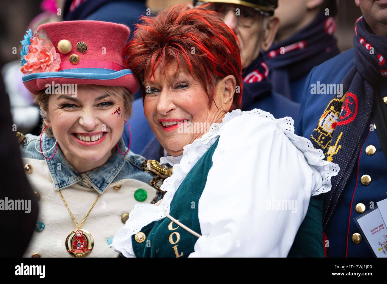 Impressionen vom Koelner Rosenmontagszuges 2024 Sabine Heinrich und ...