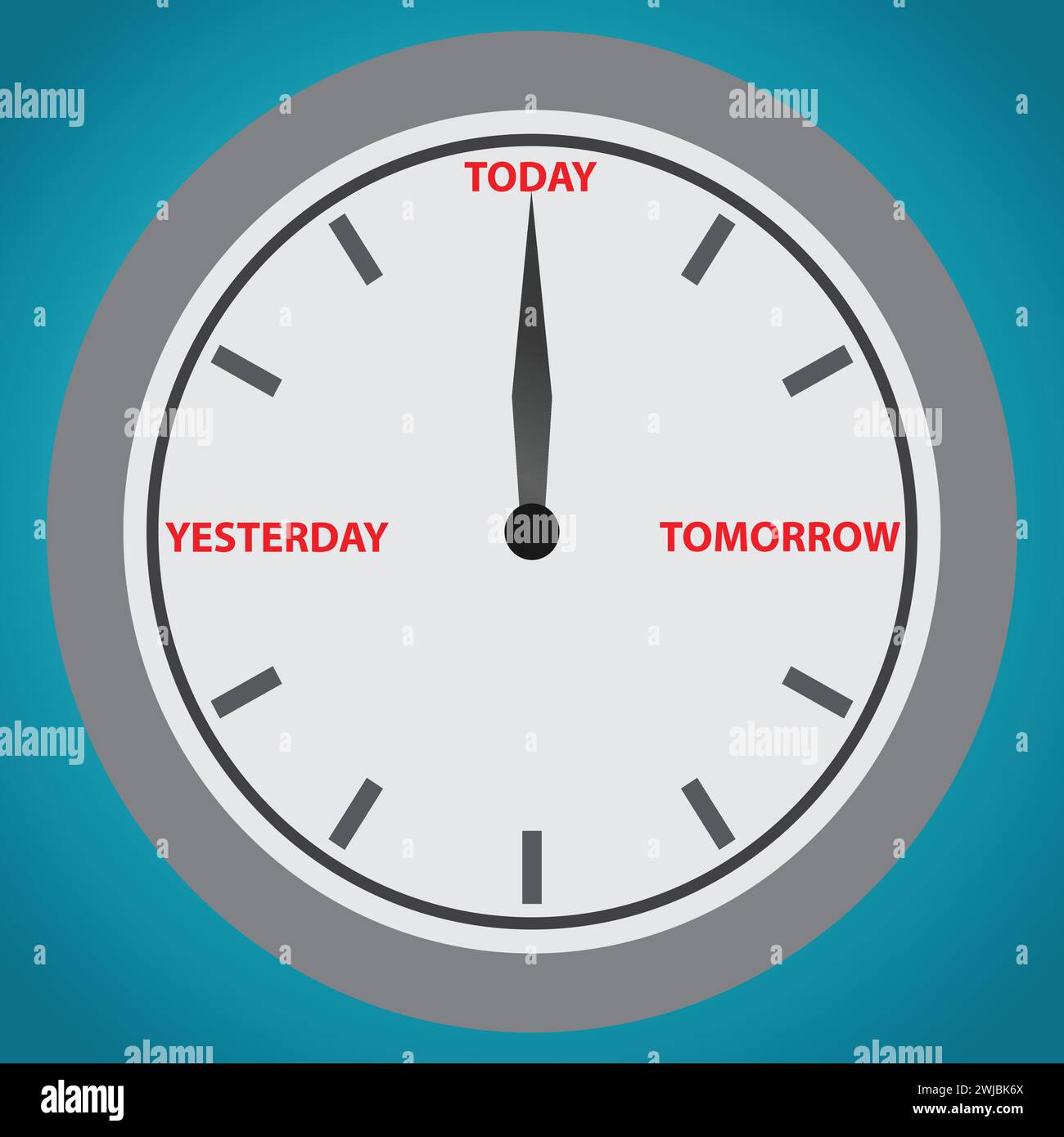 Ieri oggi Immagini Vettoriali Stock - Alamy