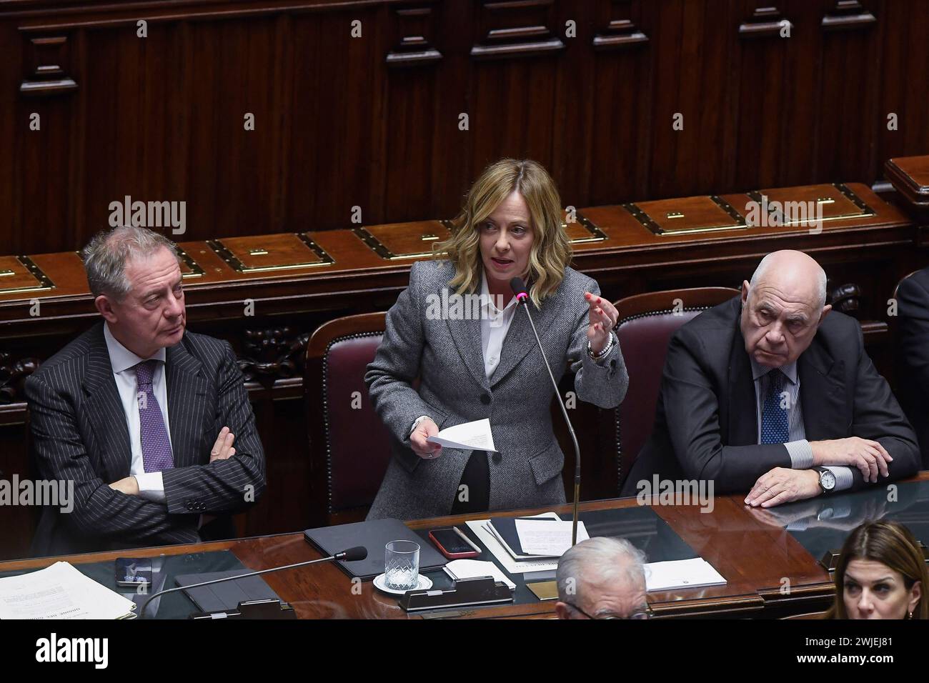 Giorgia meloni presidente del consiglio immagini e fotografie stock ad ...