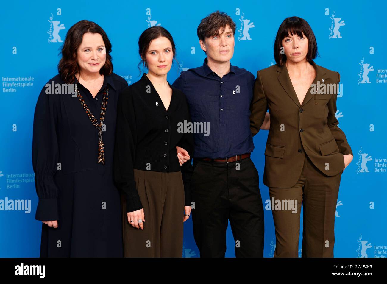 Emily Watson, Zara Devlin, Cillian Murphy und Eileen Walsh beim Photocall zum Kinofilm 'piccole ...