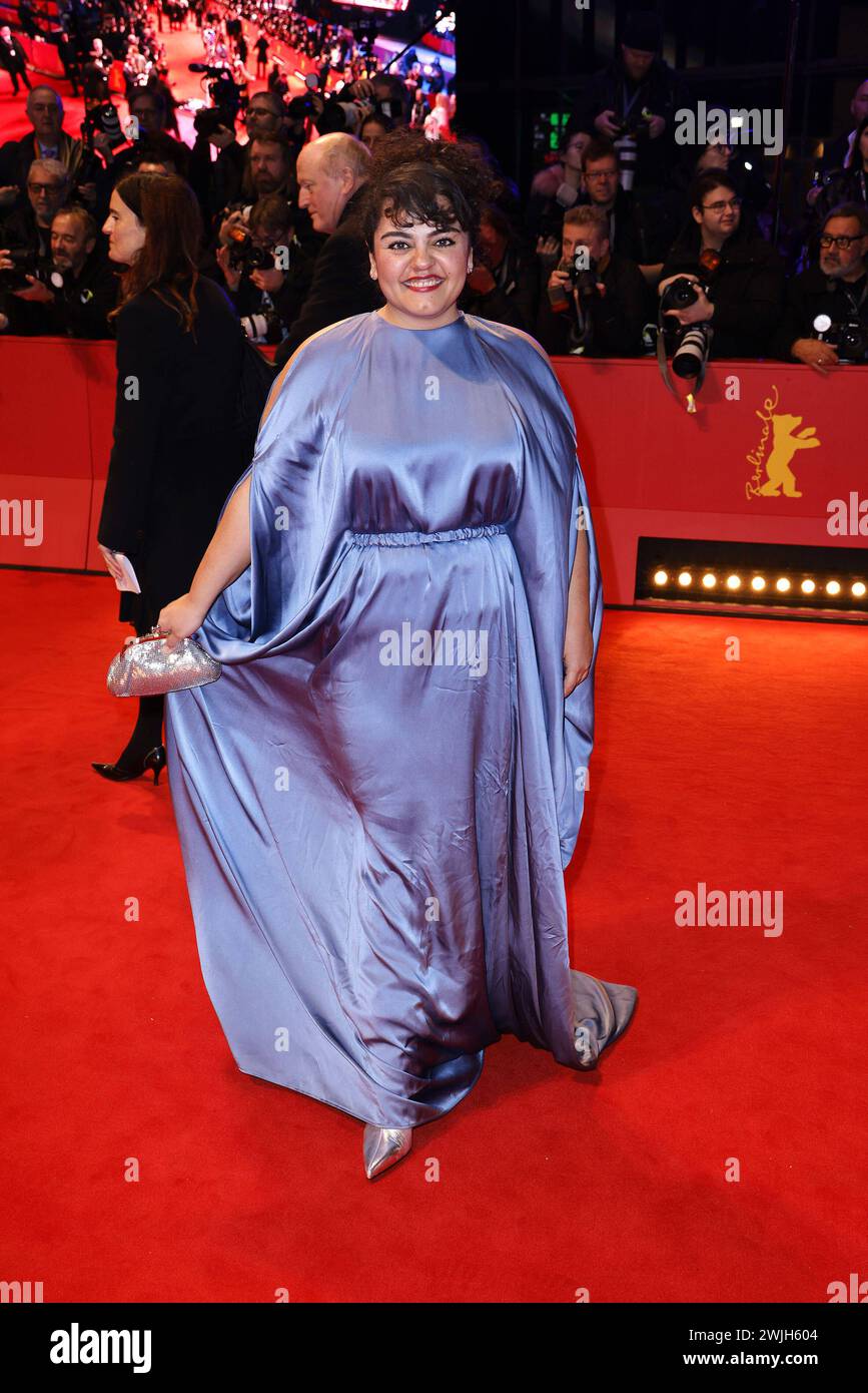 Sara Fazilat bei der Eroeffnung der 74. Berlinale Internationale Filmfestspiele mit der ...