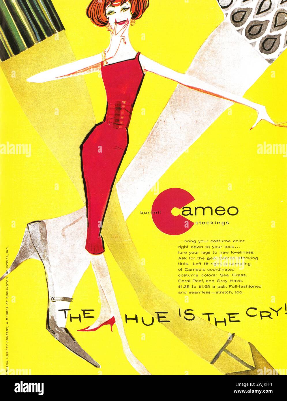 Vintage stockings ads immagini e fotografie stock ad alta risoluzione ...
