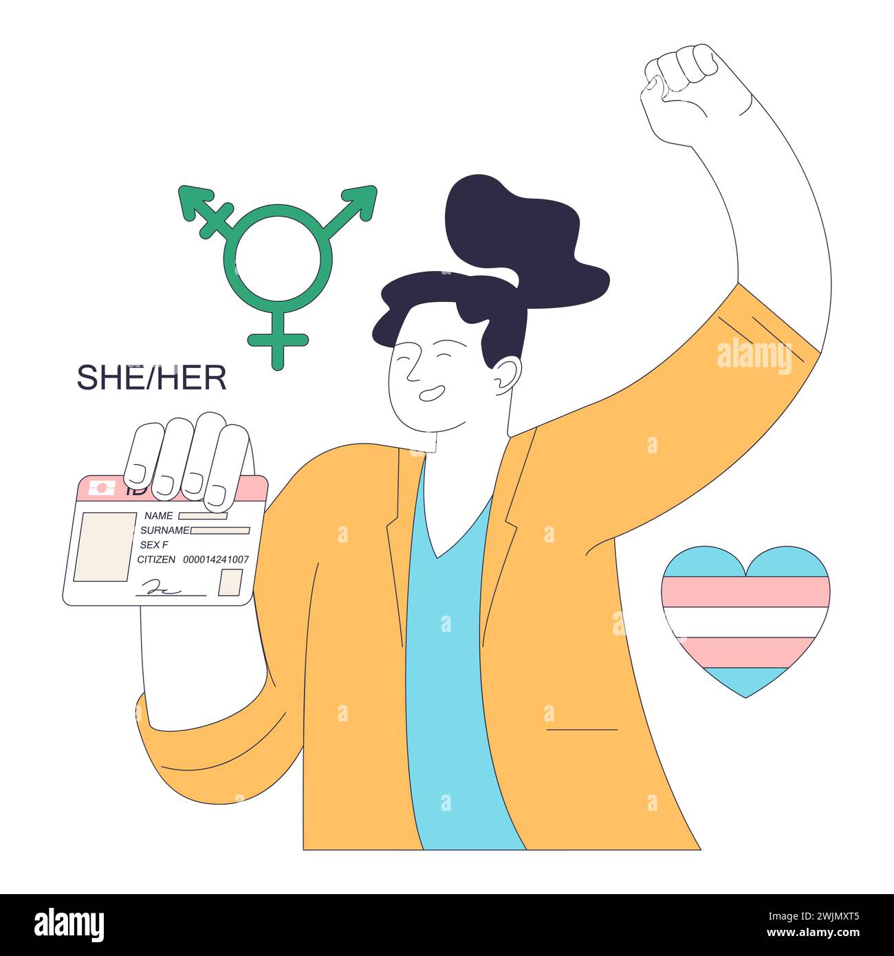 Transizione di genere Immagini Vettoriali Stock - Alamy