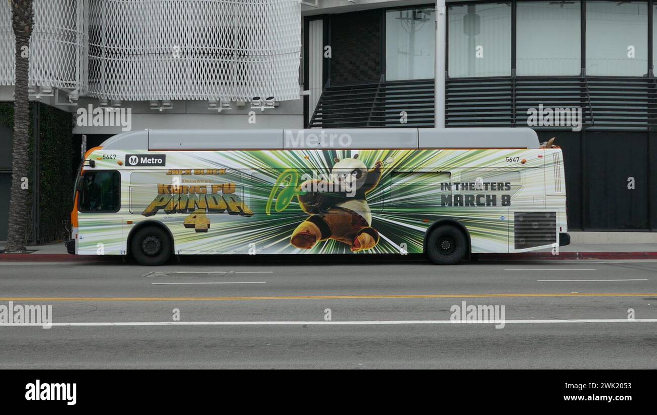 Los Angeles, California, USA 17 febbraio 2024 Jack Black Kung fu Panda ...