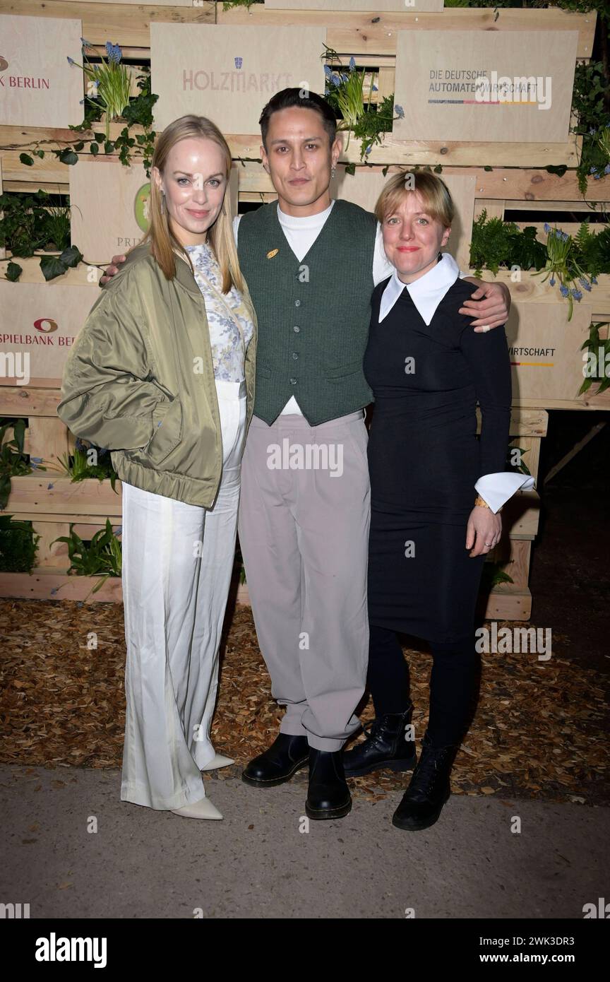 Friederike Kempter, Madieu Ulbrich und Pola Beck bei der Medienboard ...