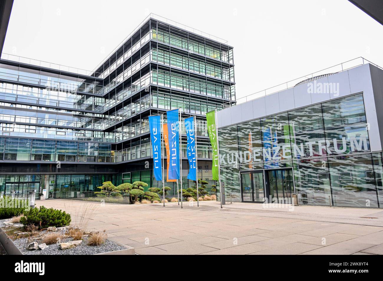 Linz AG Zentrale Linz Wienerstrasse 19.02.2024, Linz, AUT, Linz AG ...