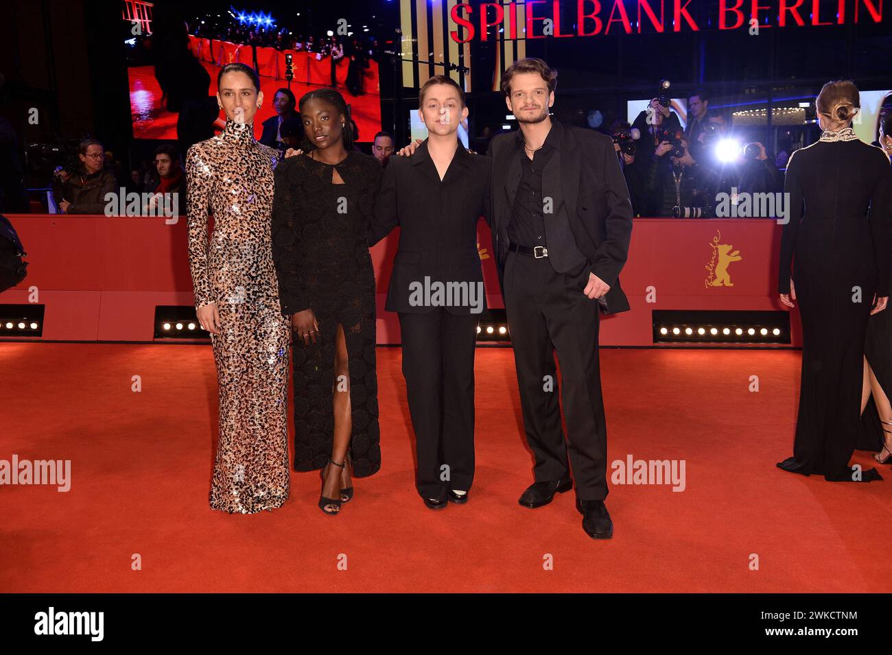 Valentina Belle, Suzy Bemba, Thibaud Dooms und Dziugas Grinys bei der ...