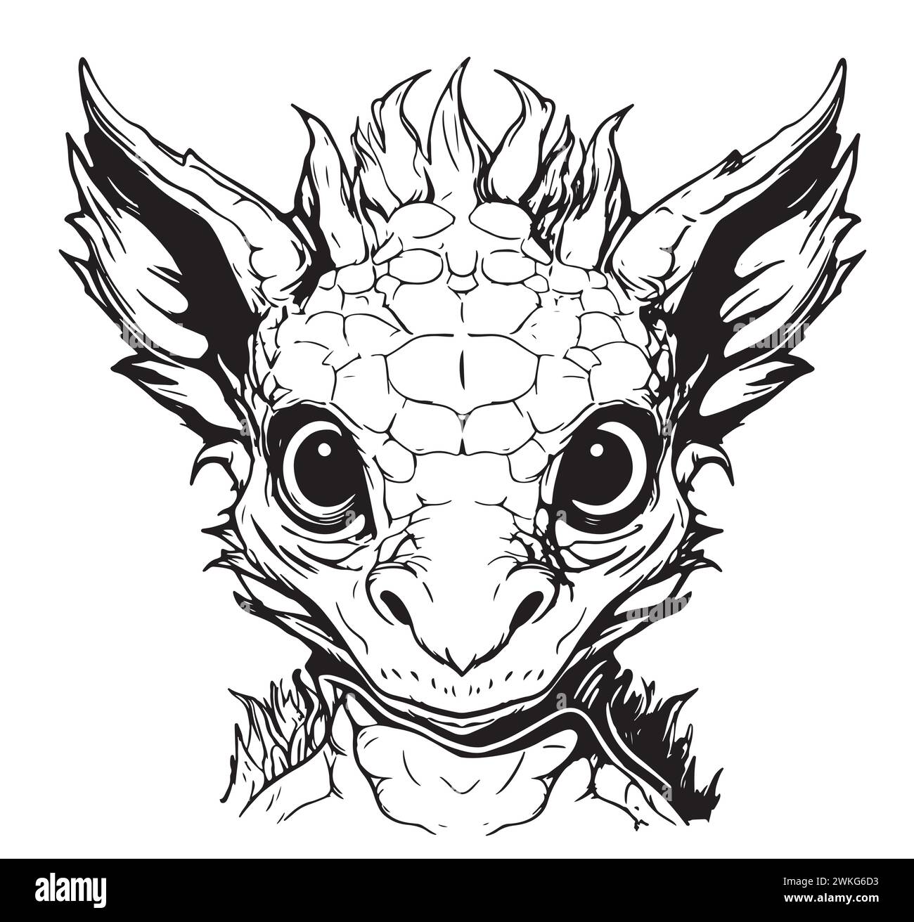 Disegno drago da colorare immagini e fotografie stock ad alta ...
