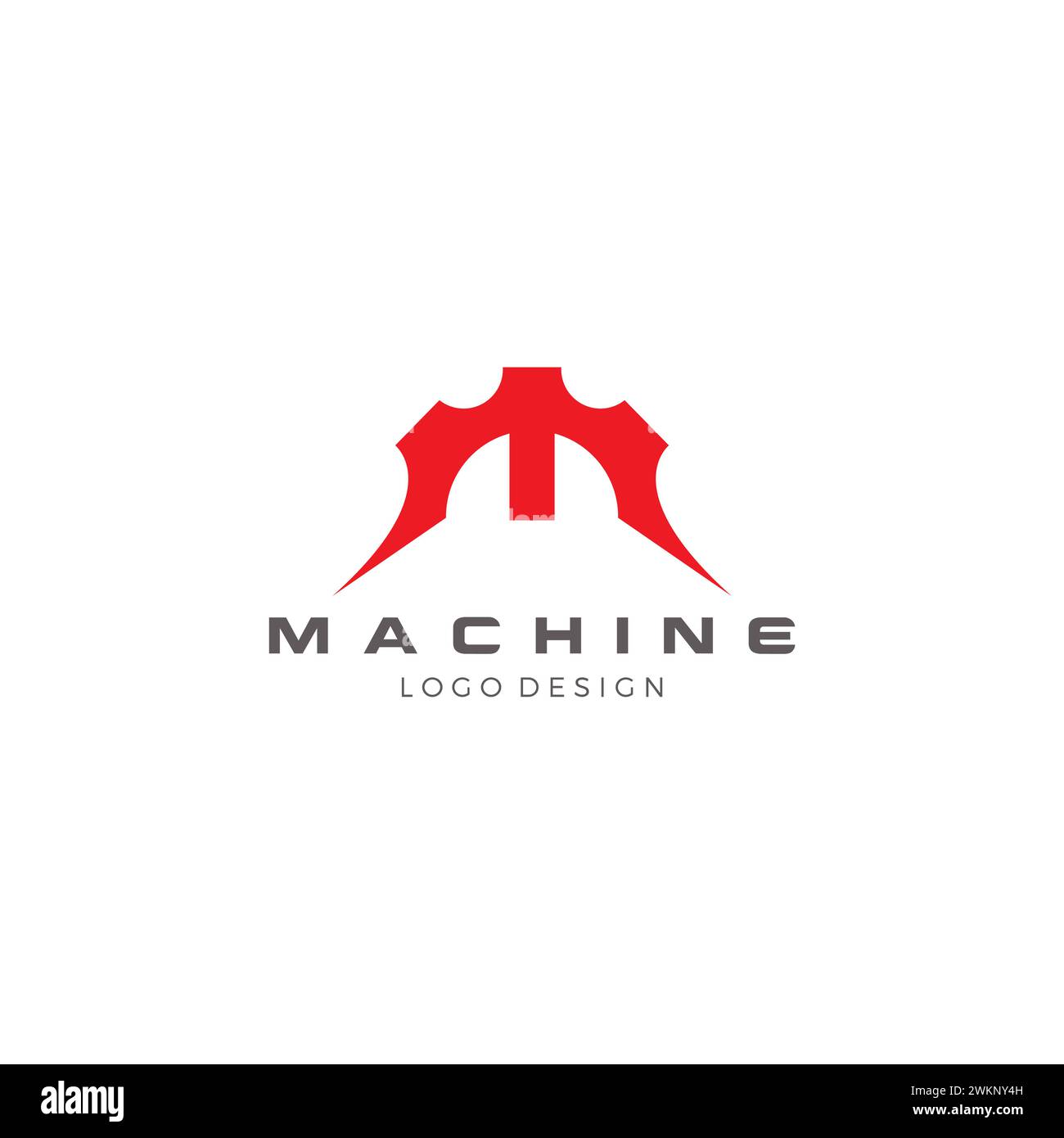 Machine head logo Immagini Vettoriali Stock - Alamy