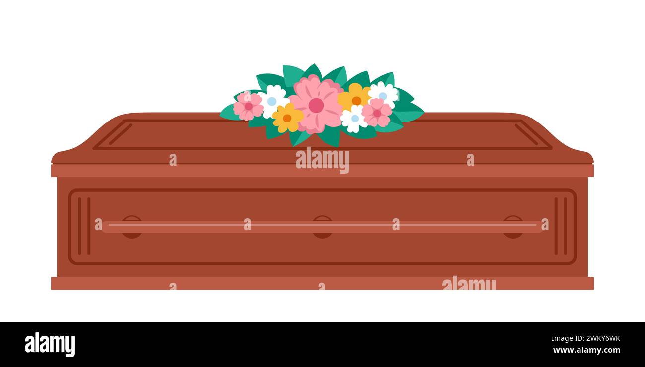 Fiori sulla bara Immagini Vettoriali Stock - Alamy