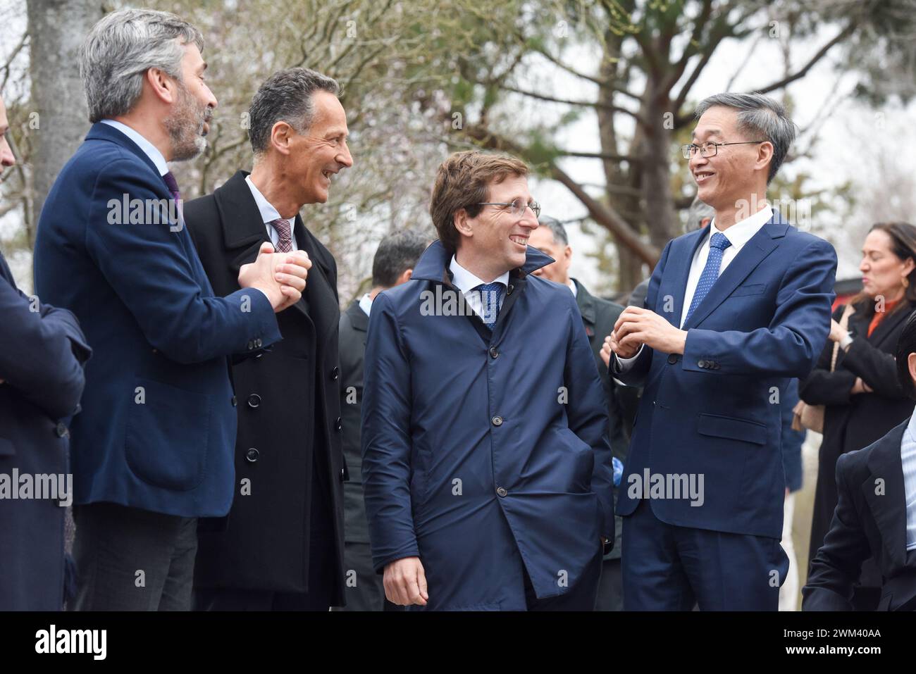 (240224) -- MADRID, 24 febbraio 2024 (Xinhua) -- l'ambasciatore cinese ...