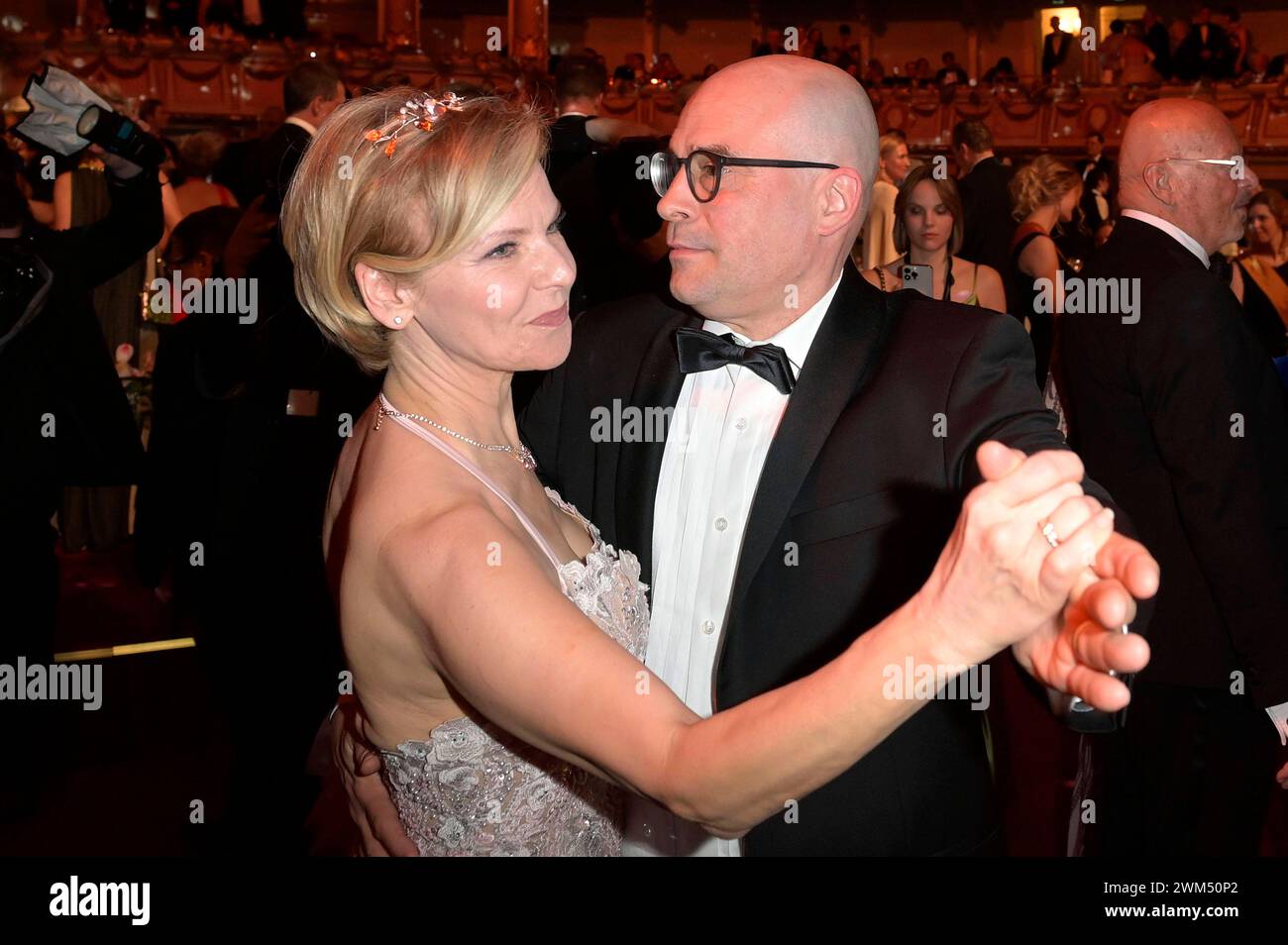 Andrea Kathrin Loewig mit Ehemann Andreas Thiele beim 16 ...